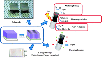 The preparation of highly ordered TiO2 nanotube arrays by an anodization method and their ...