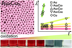 Compositional dependence of the stability of AuCu alloy nanoparticles ...