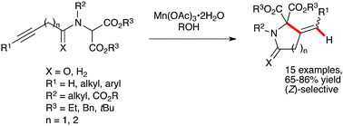 Manganese(iii)-mediated radical cyclisations for the (Z)-selective ...