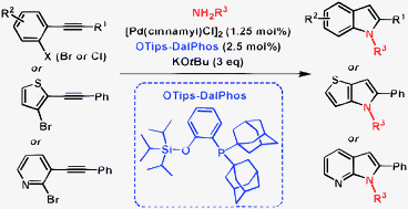 Efficient palladium-catalyzed synthesis of substituted indoles ...
