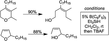 Synthesis of allylic and homoallylic alcohols from unsaturated cyclic ...