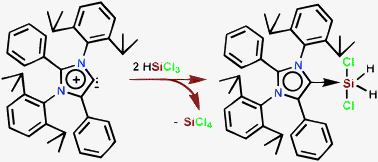 Lewis base mediated dismutation of trichlorosilane - Chemical ...