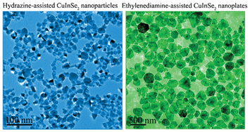 Morphological growth and phase formation of CuInSe2 nanocrystals by an ...