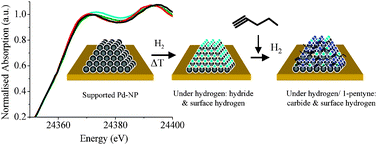 The irreversible formation of palladium carbide during hydrogenation of ...