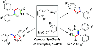 One-pot synthesis of useful heterocycles in medicinal chemistry using a ...