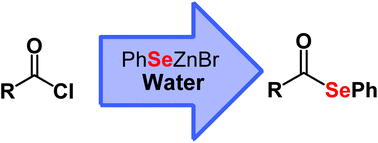 On water preparation of phenylselenoesters - Green Chemistry (RSC ...