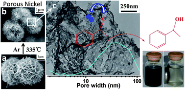 Porous hierarchical nickel nanostructures and their application as a ...