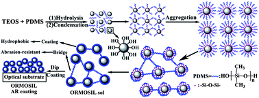 One-step sol–gel preparation of PDMS–silica ORMOSILs as environment ...