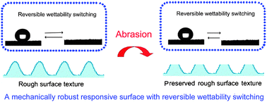 A facile route to mechanically durable responsive surfaces with ...
