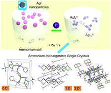 Simplifying the growth of hybrid single-crystals by using nanoparticle ...