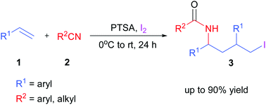 Iodine mediated/Brønsted acid-catalyzed dimerization of vinylarenes: a ...