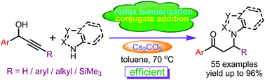 A convenient approach to β-heteroarylated (C–N bond) ketones from ...