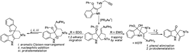 Mechanism of the N-protecting group dependent annulations of 3-aryloxy ...