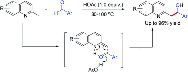 Brønsted acid promoted benzylic C–H bond functionalization of azaarenes ...