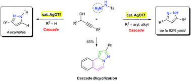 Chemoselective synthesis of substituted pyrazoles through AgOTf ...