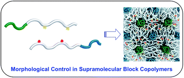 Phase separation of supramolecular and dynamic block copolymers ...