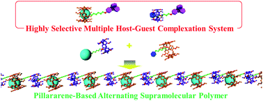 Supramolecular polymers with alternating pillar[5]arene and pillar[6]arene units from a highly ...