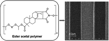 Novel ester acetal polymers and their application for positive-tone ...