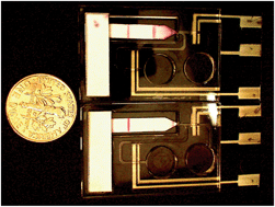 A hybrid paper and microfluidic chip with electrowetting valves and ...