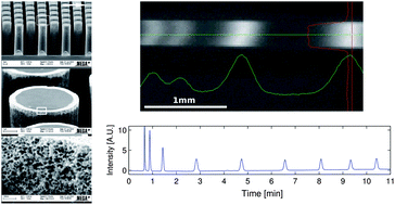 Integration of uniform porous shell layers in very long pillar array columns using ...