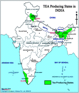 Isotope signature study of the tea samples produced at four different ...