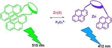 Pyrene based selective–ratiometric fluorescent sensing of zinc and ...