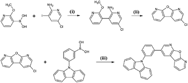 Highly electron deficient pyrido[3′,2′:4,5]furo[2,3-b]pyridine as a ...