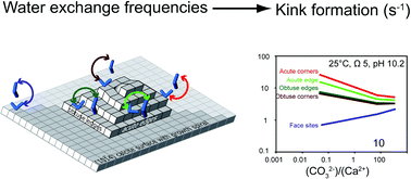Variations in calcite growth kinetics with surface topography ...