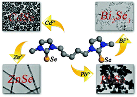 Synthesis of various metal selenide nanostructures using the novel ...