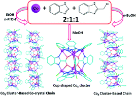 Solvent-induced structural diversities from discrete cup-shaped Co8 ...