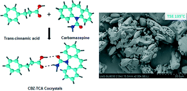 Continuous cocrystallisation of carbamazepine and trans-cinnamic acid ...