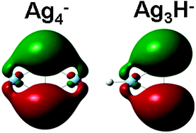 Hydrogen mimicking the properties of coinage metal atoms in Cu and Ag ...