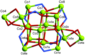 A Co16 cluster and a 1-D Mn chain complex supported by benzohydroxamic ...
