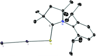 Lewis-base stabilized diiodine adducts with N-heterocyclic ...