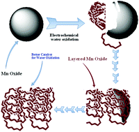 Conversions of Mn oxides to nanolayered Mn oxide in electrochemical ...