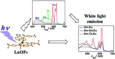 White light emission by a lanthanide doped Sm(iii) framework ...