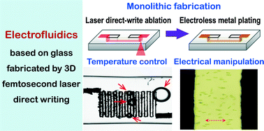 Electrofluidics fabricated by space-selective metallization in glass ...