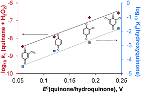 Kinetic studies of hydroxyquinone formation from water soluble ...