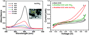 Enhanced photocatalytic and electrochemical properties of Au ...