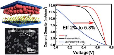 MoS2 atomic layers with artificial active edge sites as transparent ...