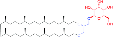 Asymmetric synthesis of cyclo-archaeol and β-glucosyl cyclo-archaeol ...
