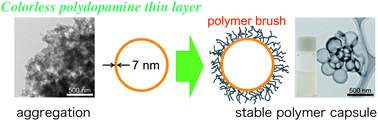 A colorless functional polydopamine thin layer as a basis for polymer ...