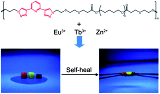 Self-healing metallo-supramolecular polymers from a ligand ...