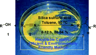 Silica sulfuric acid: a reusable solid catalyst for the synthesis of N ...