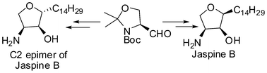 Stereoselective synthesis of Jaspine B and its C2 epimer from Garner ...
