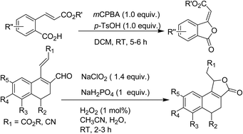Synthesis of phthalides utilizing a one-pot intramolecular domino ...