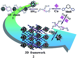 Assembly of co-bimb-polyoxotungstate hybrids: from 1D chain to 3D ...