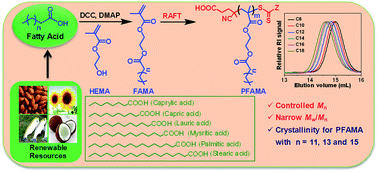 RAFT polymerization of fatty acid containing monomers: controlled ...