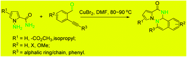 Copper(ii)-catalyzed cascade approach for the synthesis of pyrrolo[2,1-f][1,2,4]triazine-fused ...