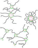 Effect of dangling chains on the structure and physical properties of a ...